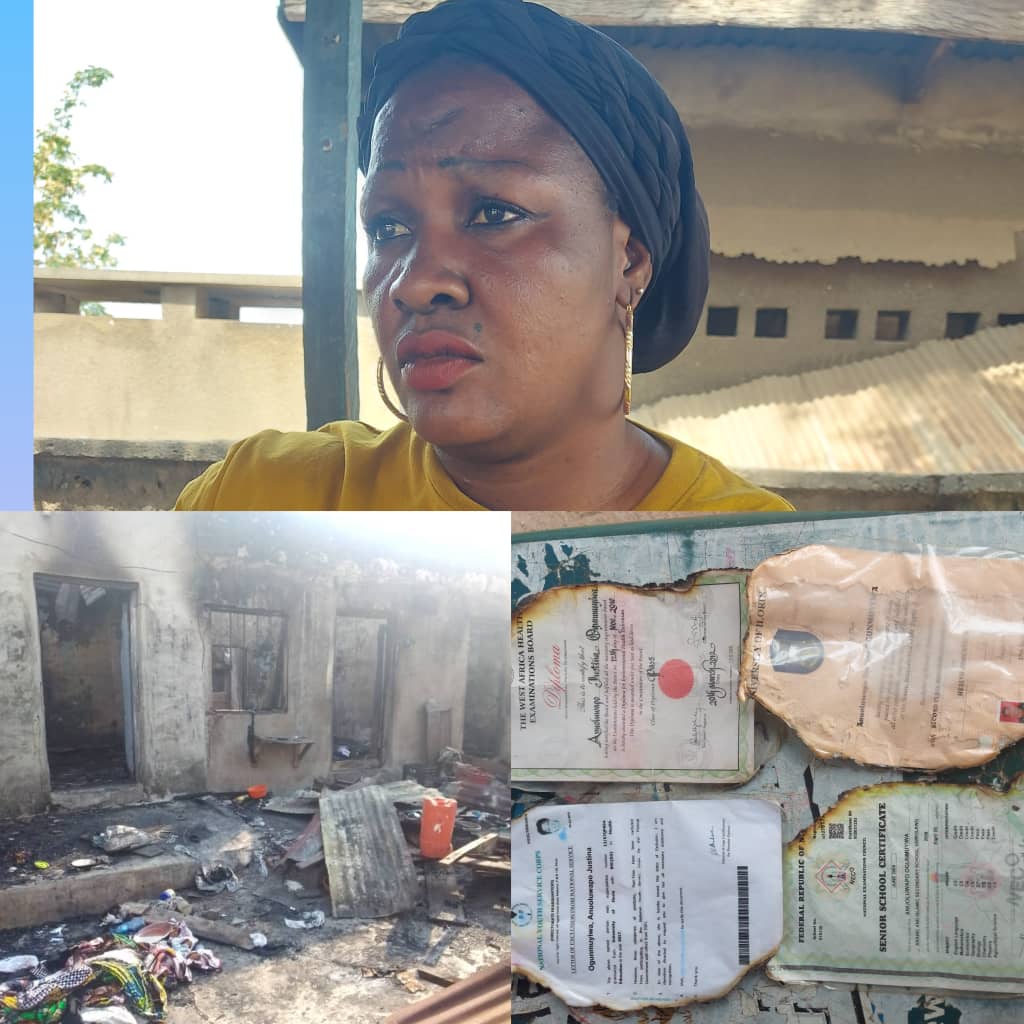 A Victim of Inferno; Kogi Lady Cries for Help - Democracy Newsline ...