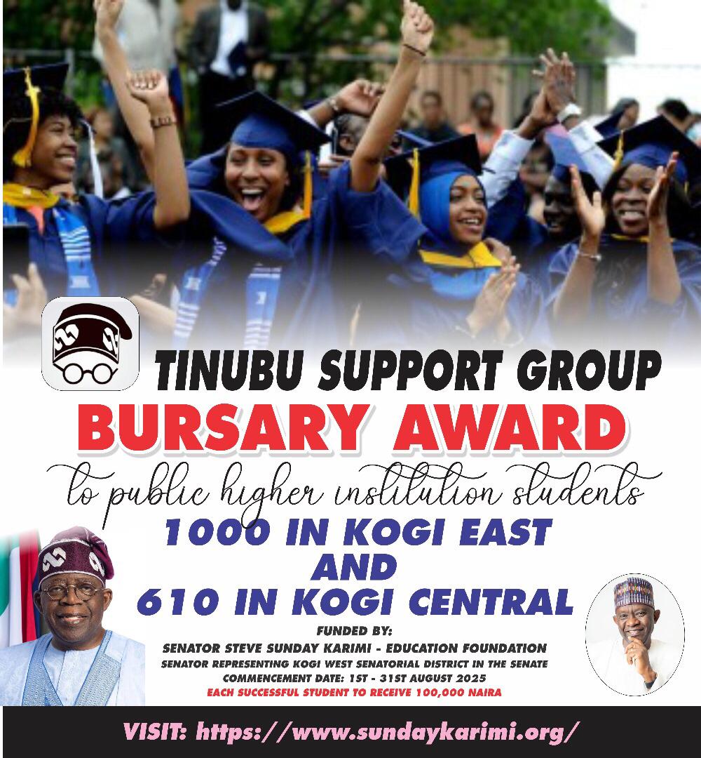 Senator Sunday Karimi Launches Tinubu Support Group Bursary Award for ...